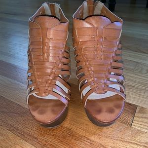 JustFab Shoes | Wedge Sandals | Poshmark